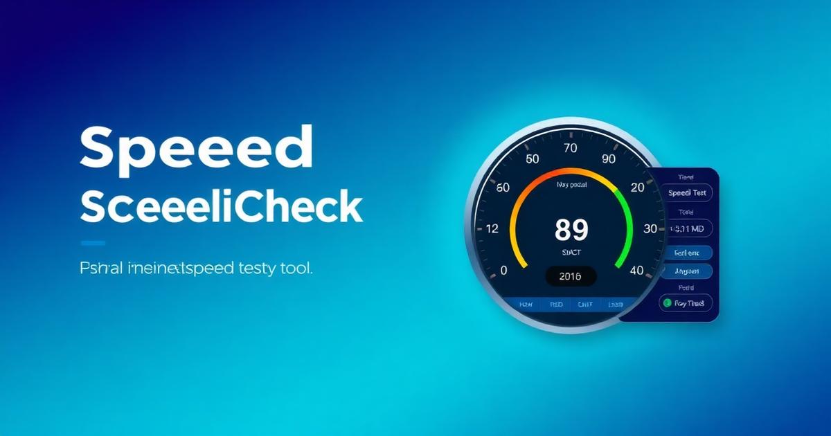 Internet Speed Test | SpeedCheck – Fast & Free
